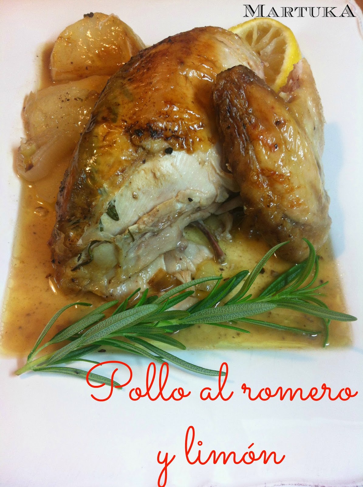 Pollo Asado Al Romero Y Limón | Cocina