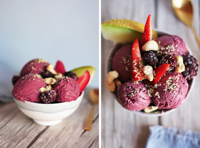 Blackberry Açaí Nice Cream