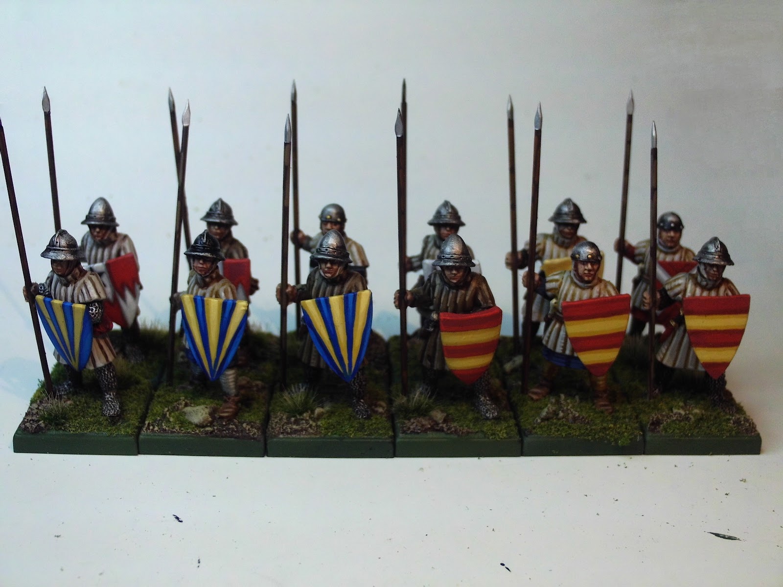 Ubique: Men-at-Arms (with shield), Crusader Miniatures