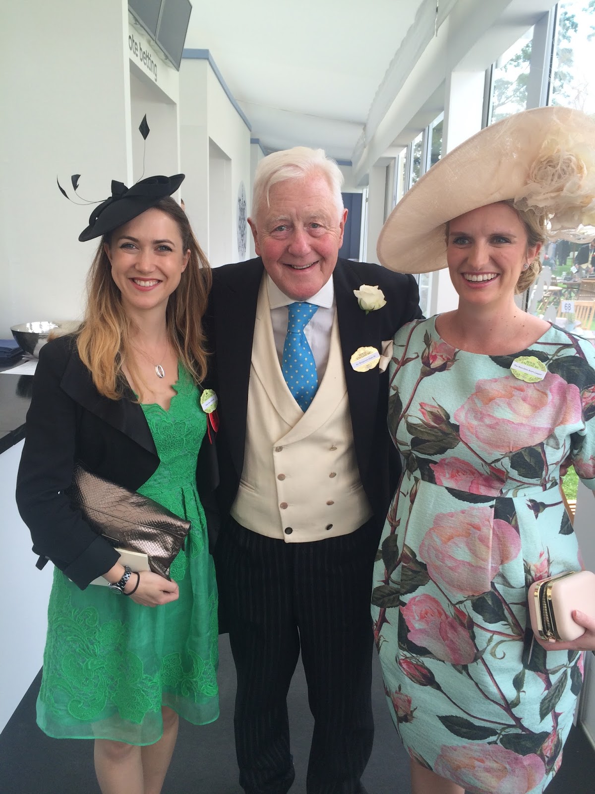 Left to right: The Hon Iona Debarge, SirBenjamin Slade, The Hon Mrs ...