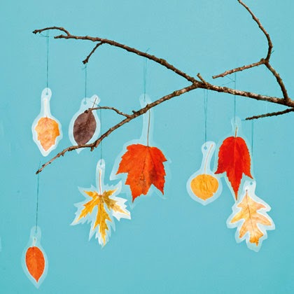 Autumn Leaf Mobile | Munchkins and Mayhem