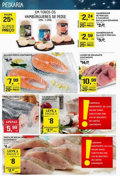 Novas Promoções: Promoções Continente - Peixaria