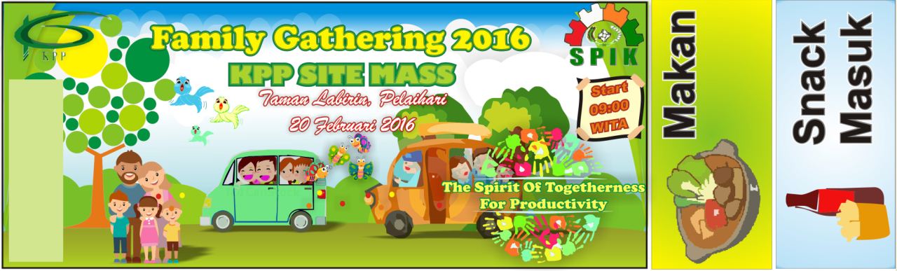 Contoh Backdrop dan Poster Family Gathering - miraclewijaya.com