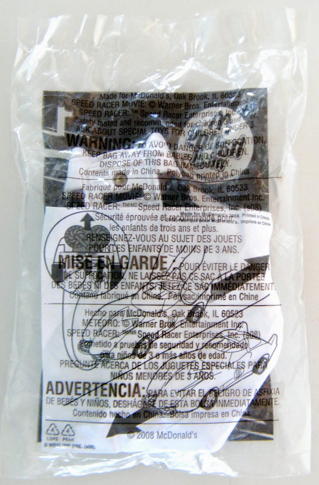 Toys and Stuff: McDonald's 2008 'Speed Racer' Movie Cars - No. 1 Speed ...