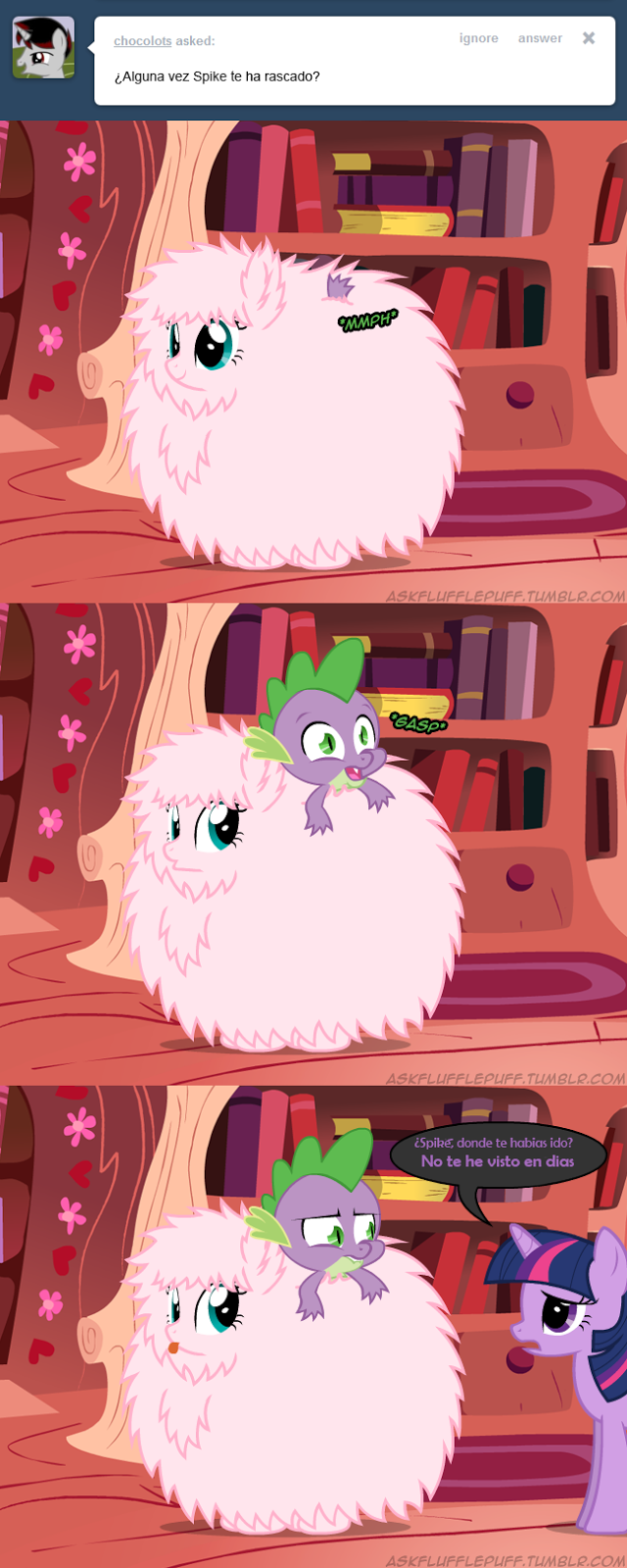 MLP&EQG Blogg.: Ask Fluffle Puff Comics cortos.