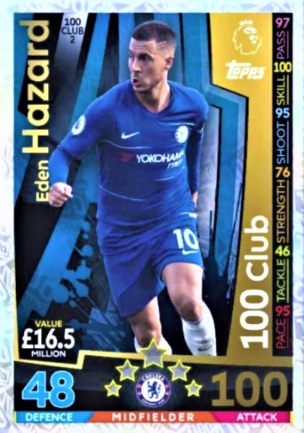 Trading Card Hub.UK: Topps Match Attax Extra 2018-2019 100 Club Set