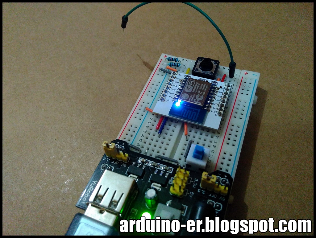 Arduino Er Standalone Esp8266 Esp 12 Read Gpio With Pull Up Resistor