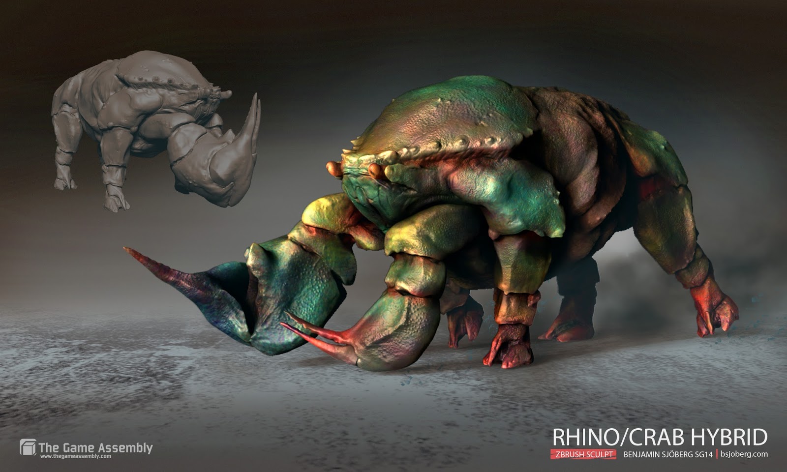 LK&MT: Zbrush Rhino/Crab Hybrid