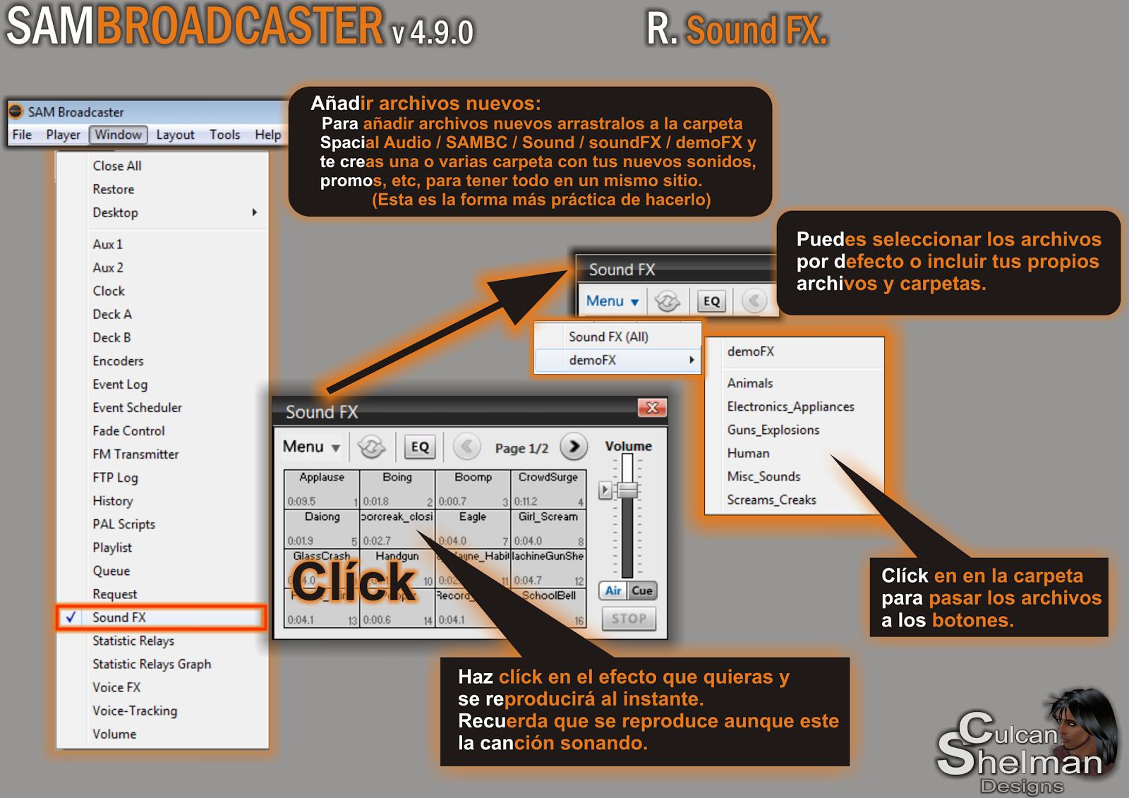 Culcan Shelman: Tutorial SAM BROADCASTER 4.9.0