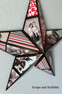 ~Scraps and Scribbles~: Photo Collage Star Tutorial