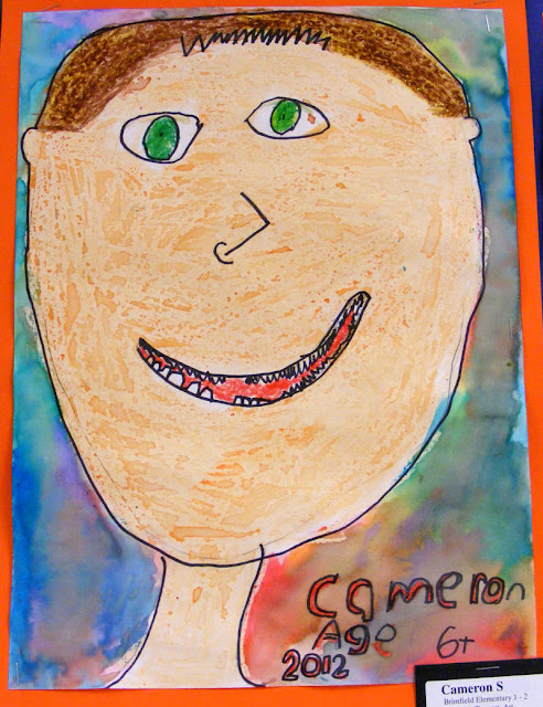 Suffield Elementary Art Blog!: 1st Grade Self-Portraits
