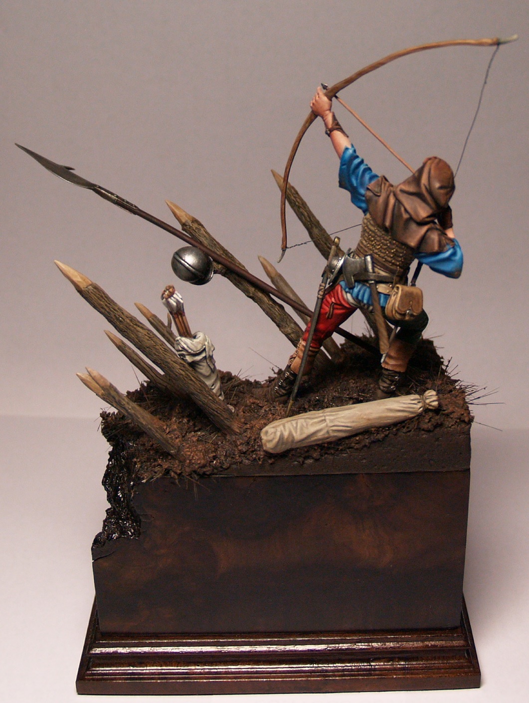 Miniatures, Paint and History: English Longbowman 75mm by Alexandros Models