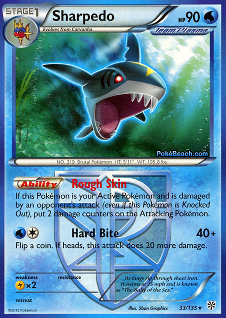 Sharpedo -- Plasma Storm Pokemon Card Review | PrimetimePokemon's Blog