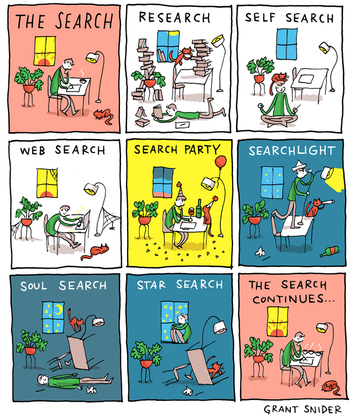 INCIDENTAL COMICS: The Search