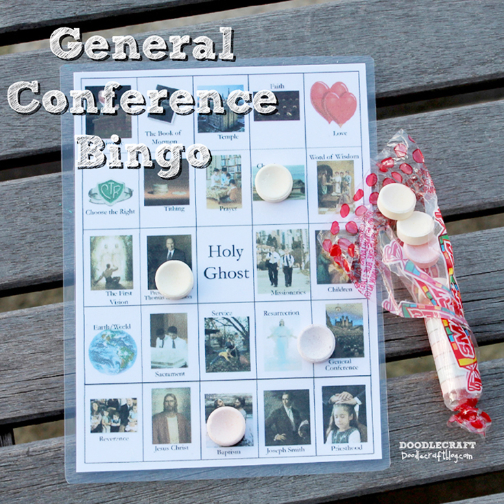 General Conference Bingo Cards for The Church of Jesus Christ of Latter ...