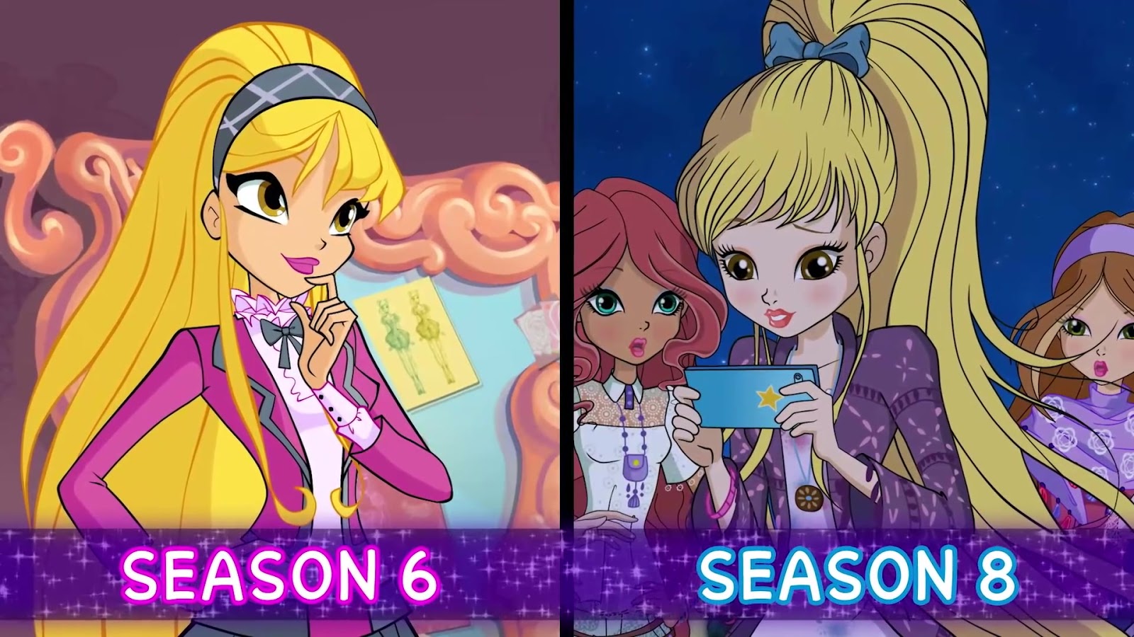 Winx Club fairies evolution from Season 1 to 8 🌟 - Winx Club All