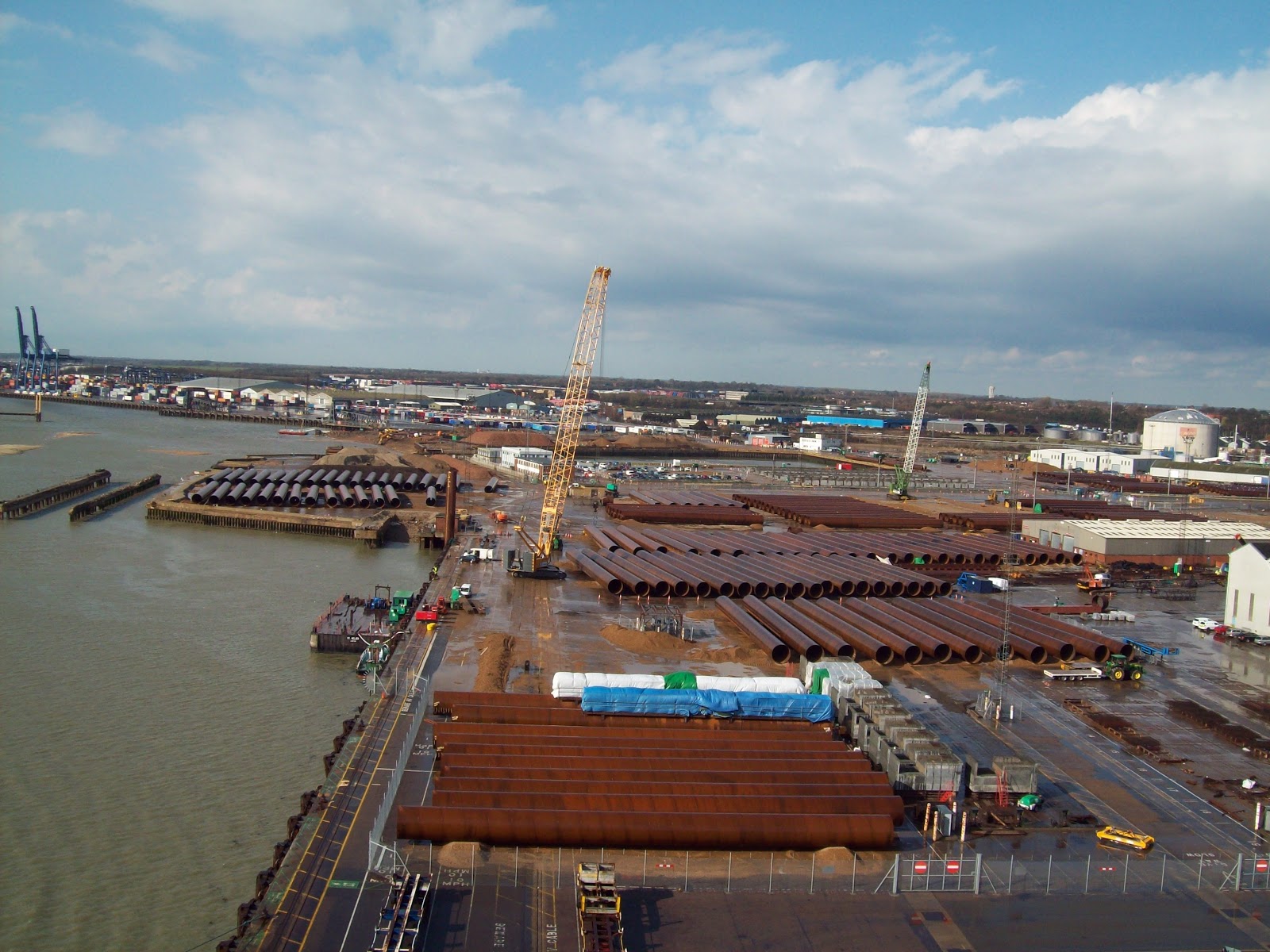 Dock Basin Port Of Felixstowe