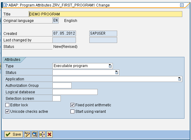 SAP ABAP Nerd and PC Troubleshooting...: Sample ABAP Program