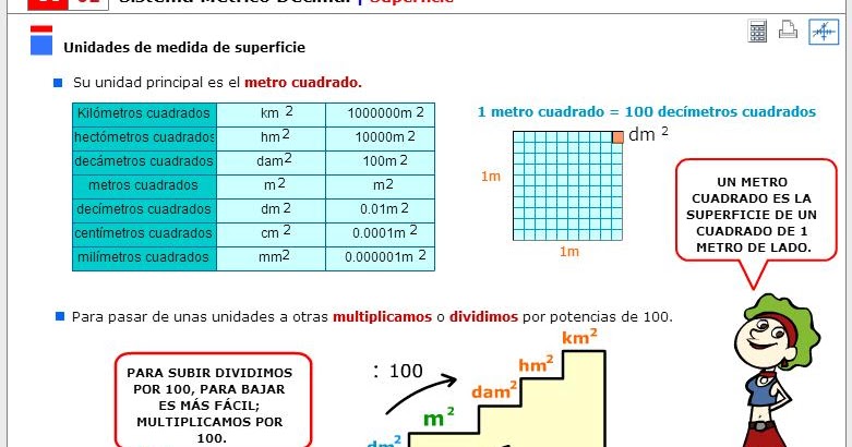 CLASE RAÚL: UNIDADES DE SUPERFICIE. ÁREAS.