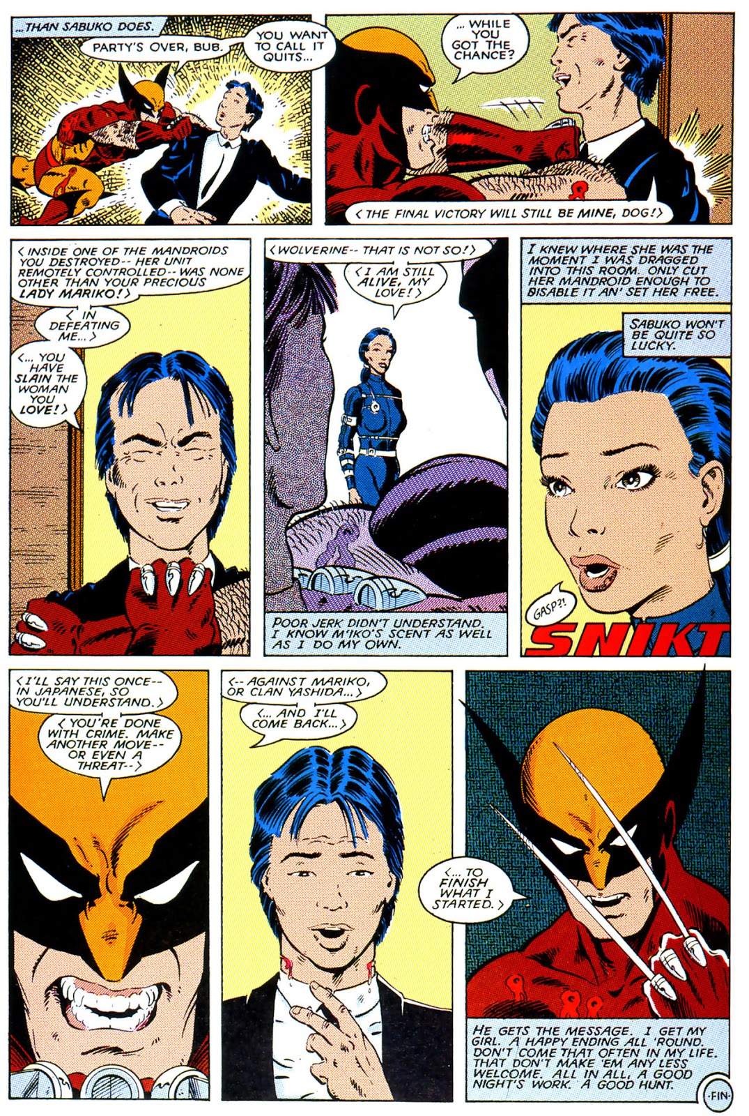 Marvel Comics of the 1980s: 1987 - Wolverine “The Hunter”