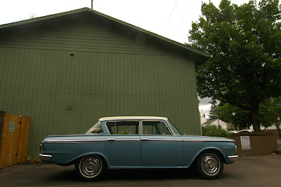 OLD PARKED CARS.: 1962 Rambler Classic.