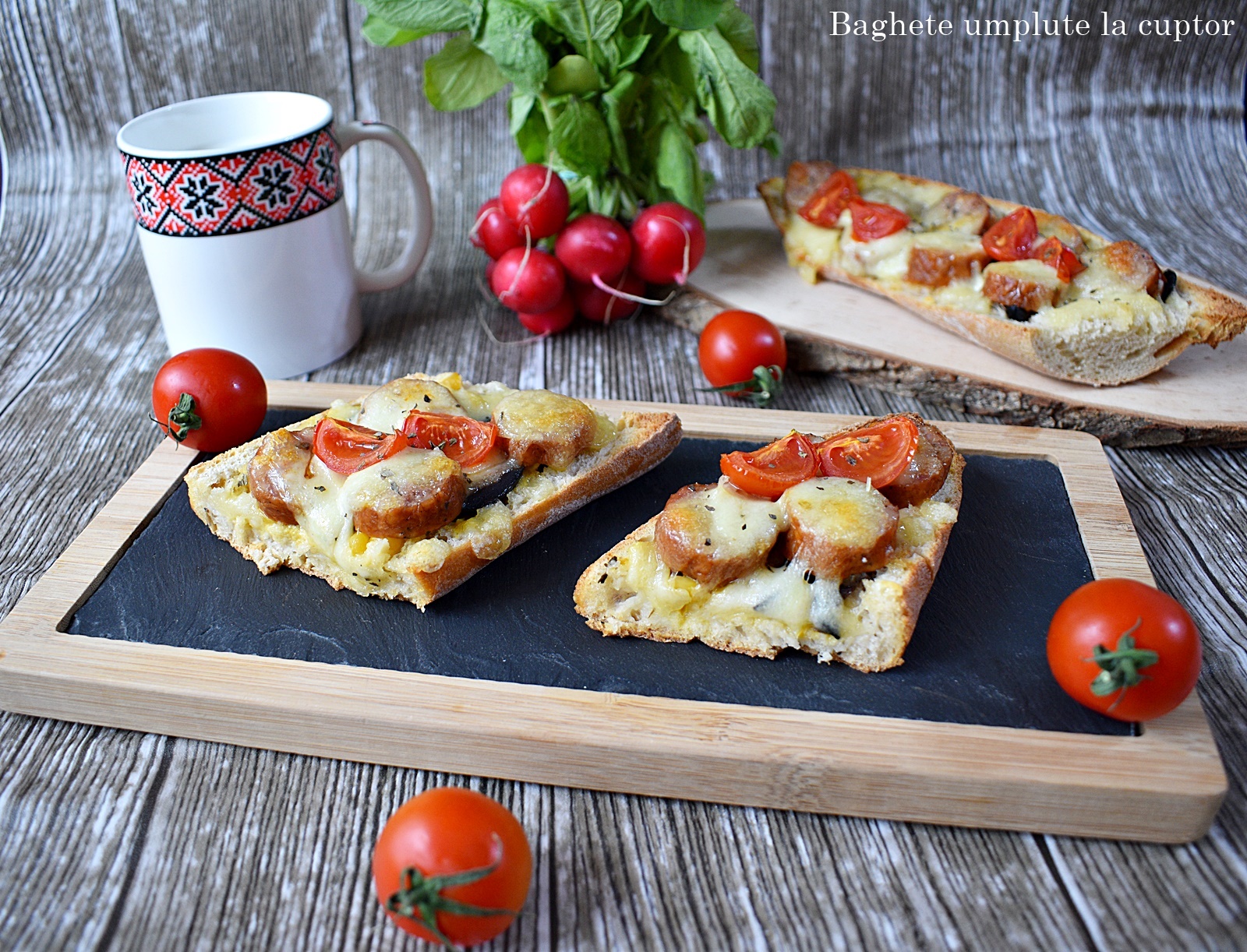 Rocsy in bucatarie: Baghete umplute la cuptor