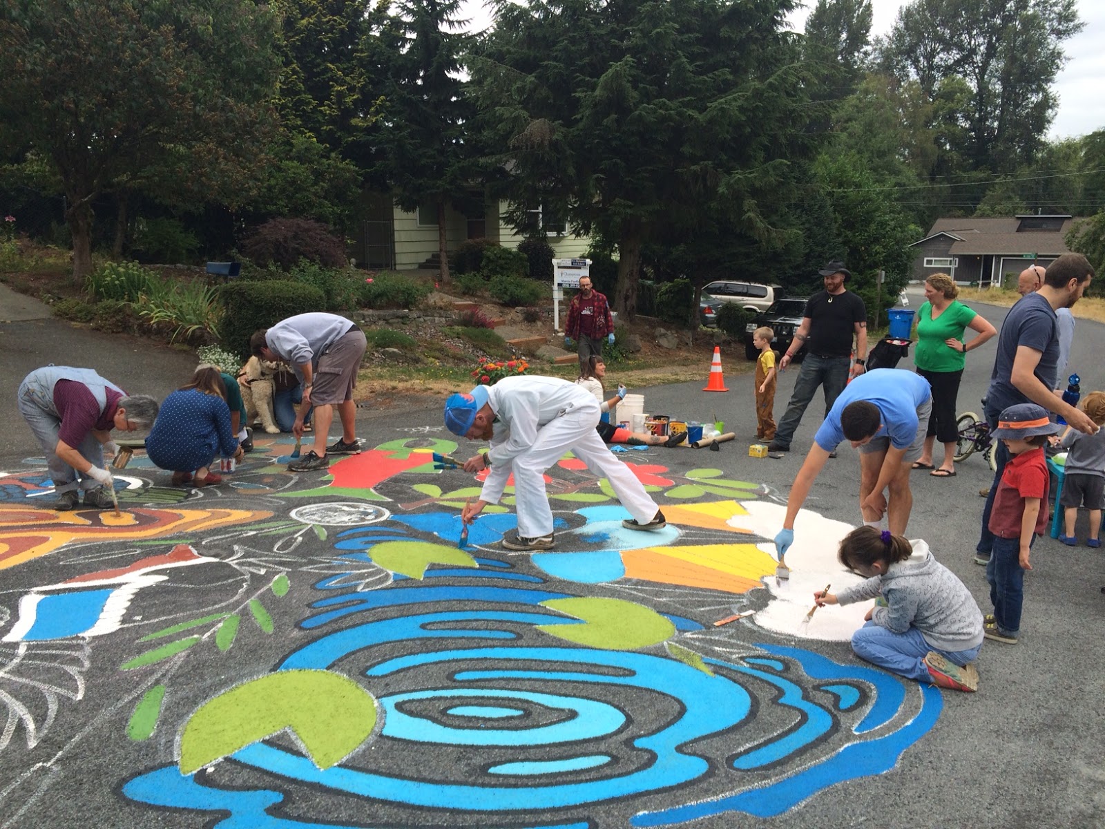 Shoreline Area News: Shoreline's first street mural in Parkwood ...