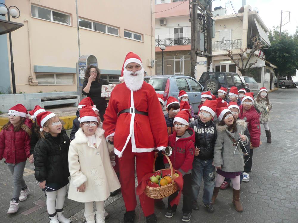1ο Νηπιαγωγείο Αγ. Μαρίνας Τσαλικάκι: Τα κρητικά παραδοσιακά κάλαντα