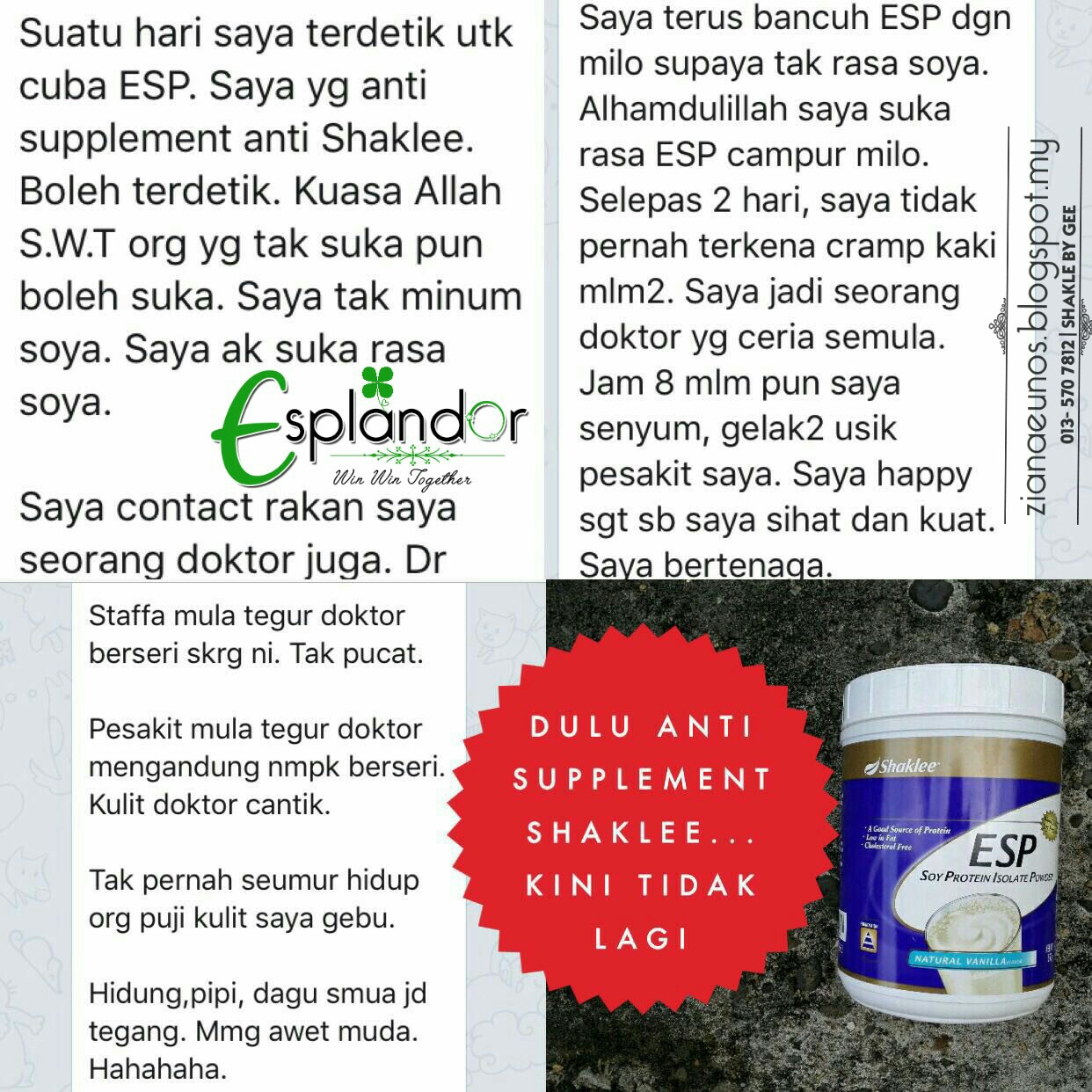 Testimoni Terbaru ESP: ESP Pilihan Wanita Moden Masa Kini