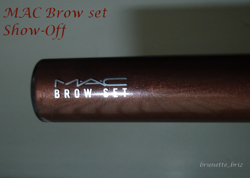 At Brunette Briz: MAC Brow set Show Off eyebrow gel