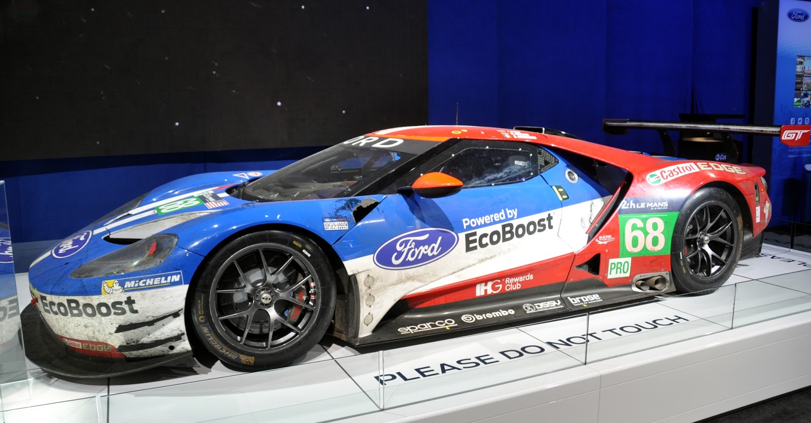 Just A Car Guy: Front and center of the Ford booth... the glory of the ...