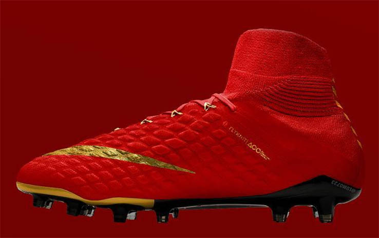 Red / Gold Nike Hypervenom Phantom III Concept Boots Revealed - Footy ...