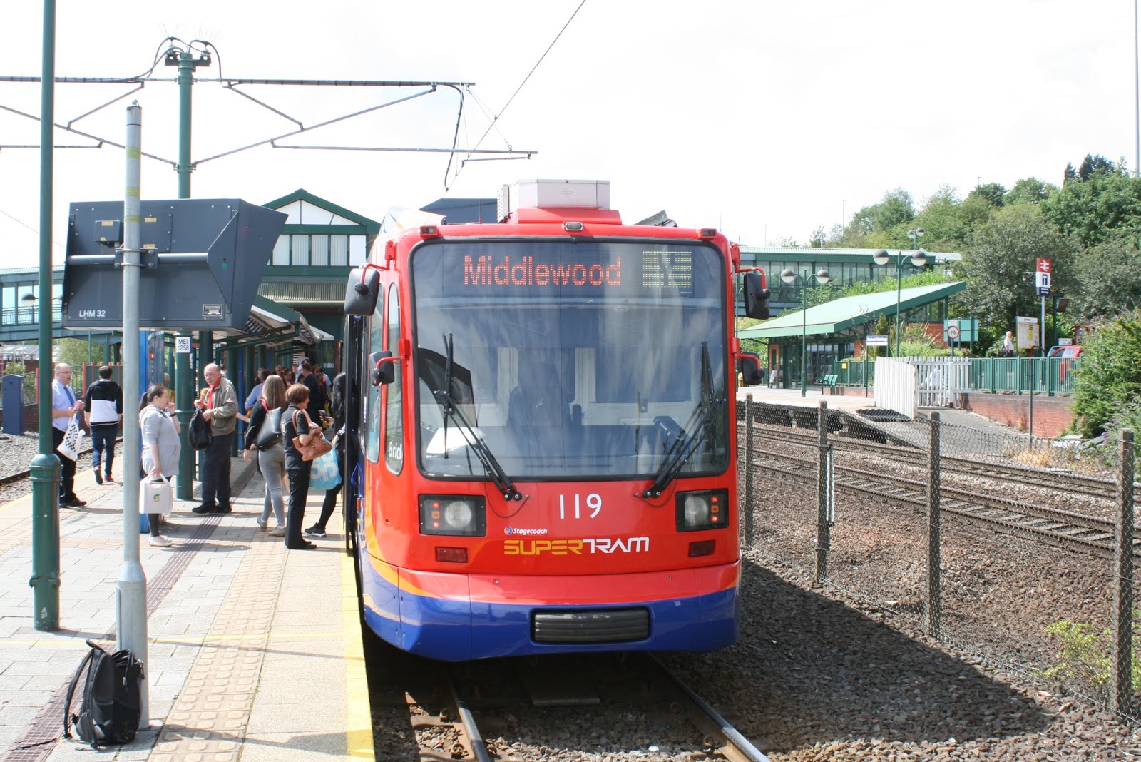 Richard's Tram Blog: ROTHERHAM TRAM TRAIN 30 JULY 2018- Martin Miller