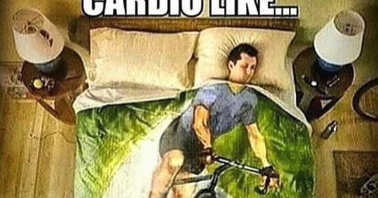 Doing my morning cardio like...