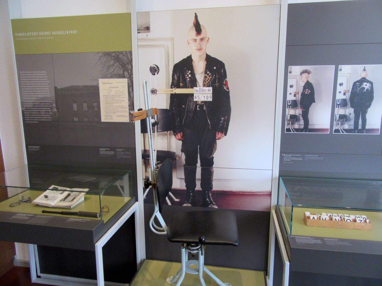 Punk interrogated by the infamous East German secret police, known as ...