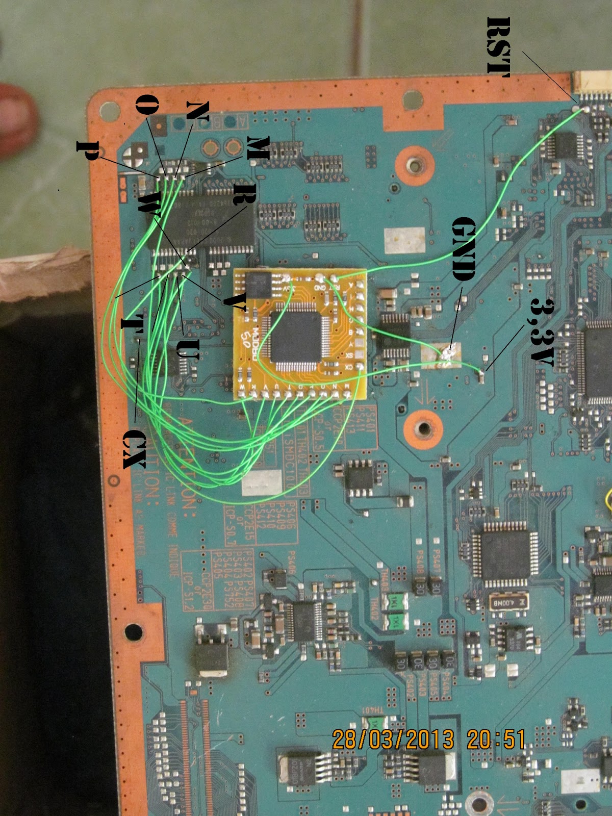 Djawara Servis: DIAGRAM CHIP MODBO 5.0