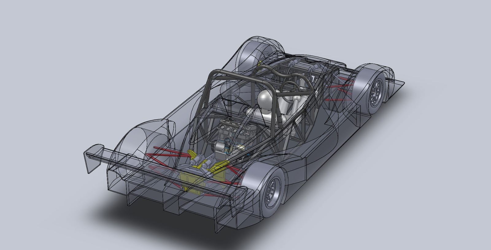 Group C kit car / Hill climb special / Mercedes Cosworth track car
