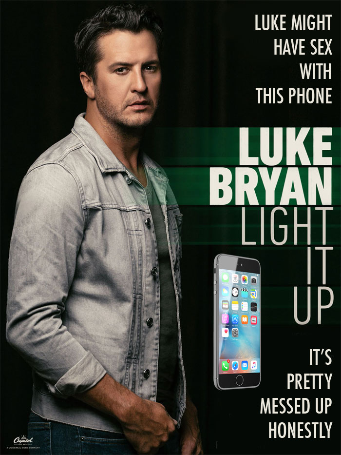 Farce the Music: Honest Luke Bryan Promo Ad "Light It Up"