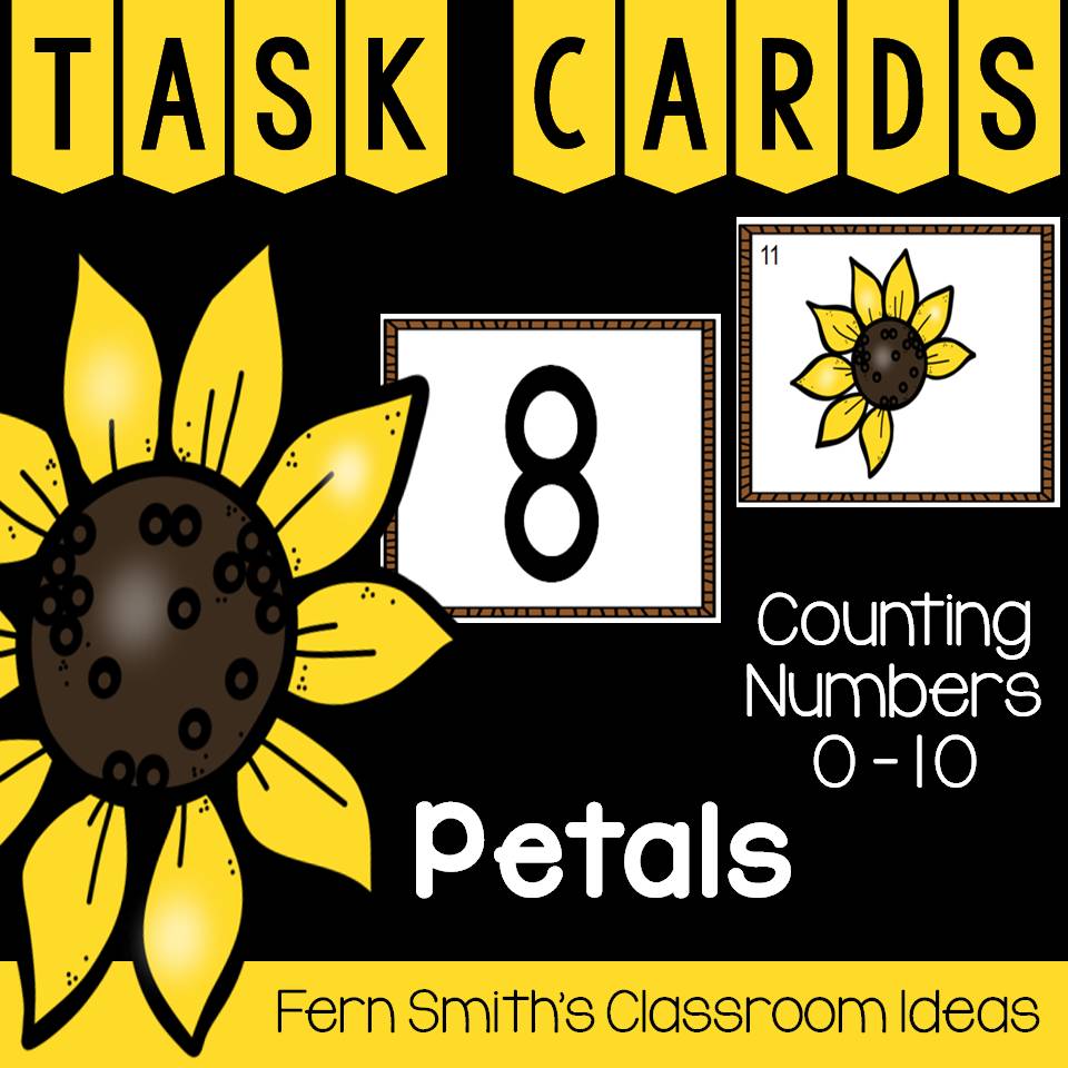 New Fall Themed Counting Numbers 0 - 10 Task Cards For Your Classroom ...