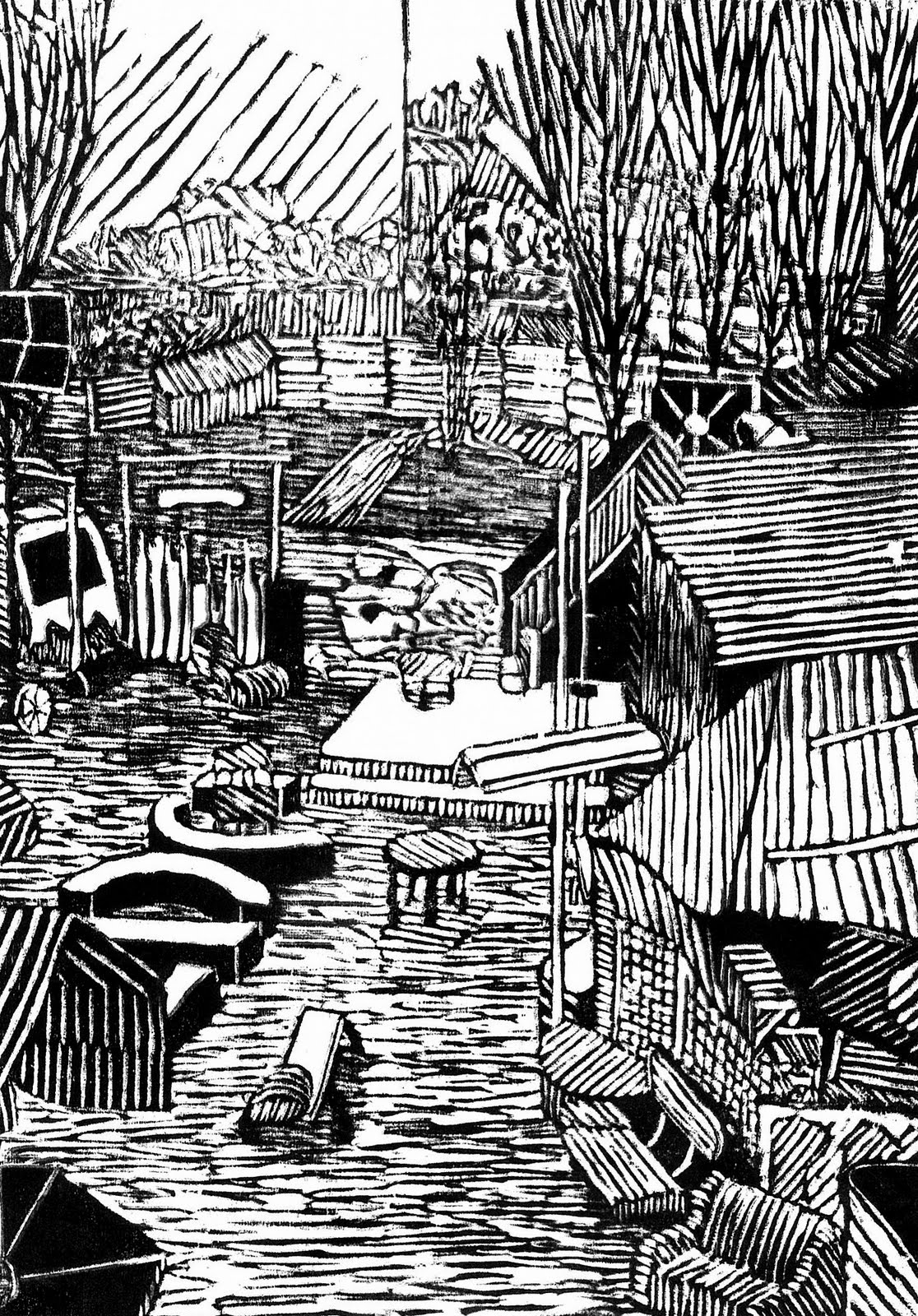 Jon Renzella- Woodcuts