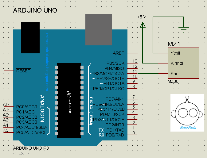 Arduino'ya ilk dokunuşlar: Mz80
