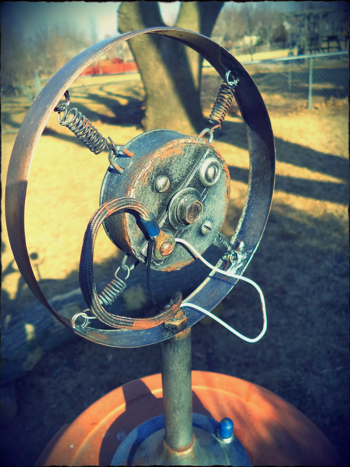 1920s Carbon Ring Microphone Prop
