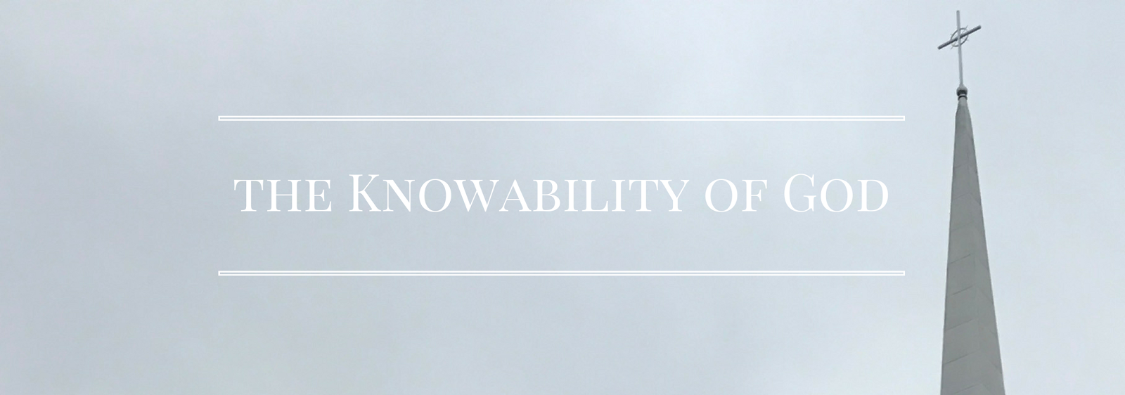 Greg Klimovitz: The Knowability of God: Looking for Assurance and Hope ...