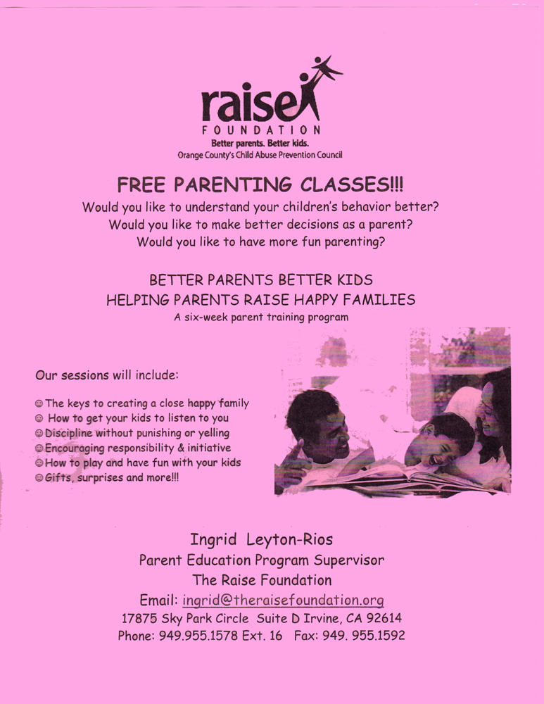 OC Community Resources: Raise Foundation