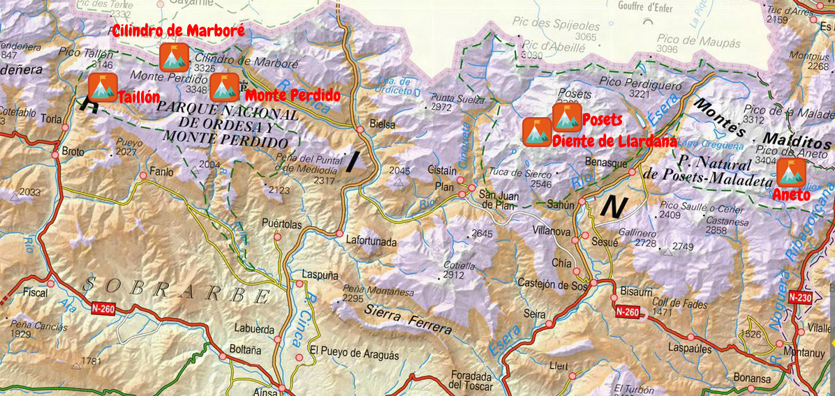 CIMA A CIMA: - Pirineos