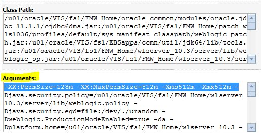 How to increase java heap size in EBS R12.2