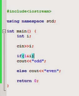 Odd - Eve and Bits | The Daily Programmer