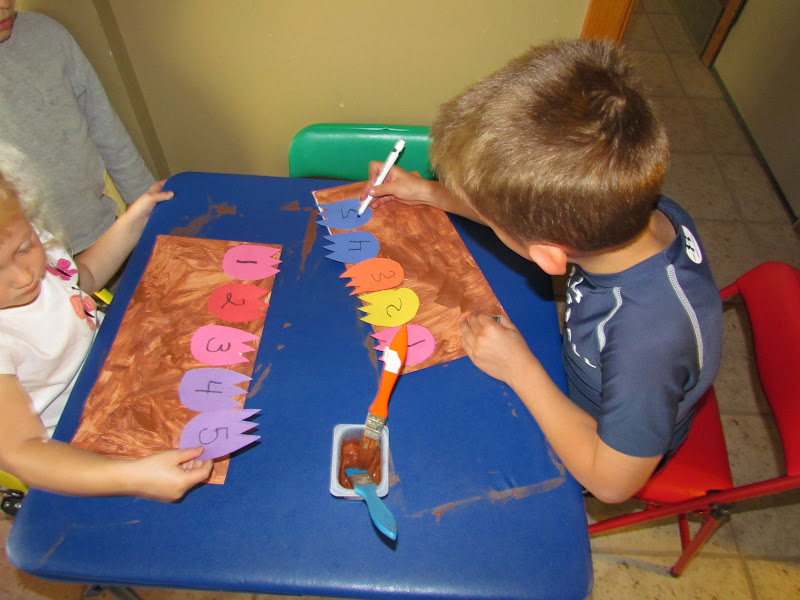 babies, toddlers, and preschoolers, oh my!: number garden