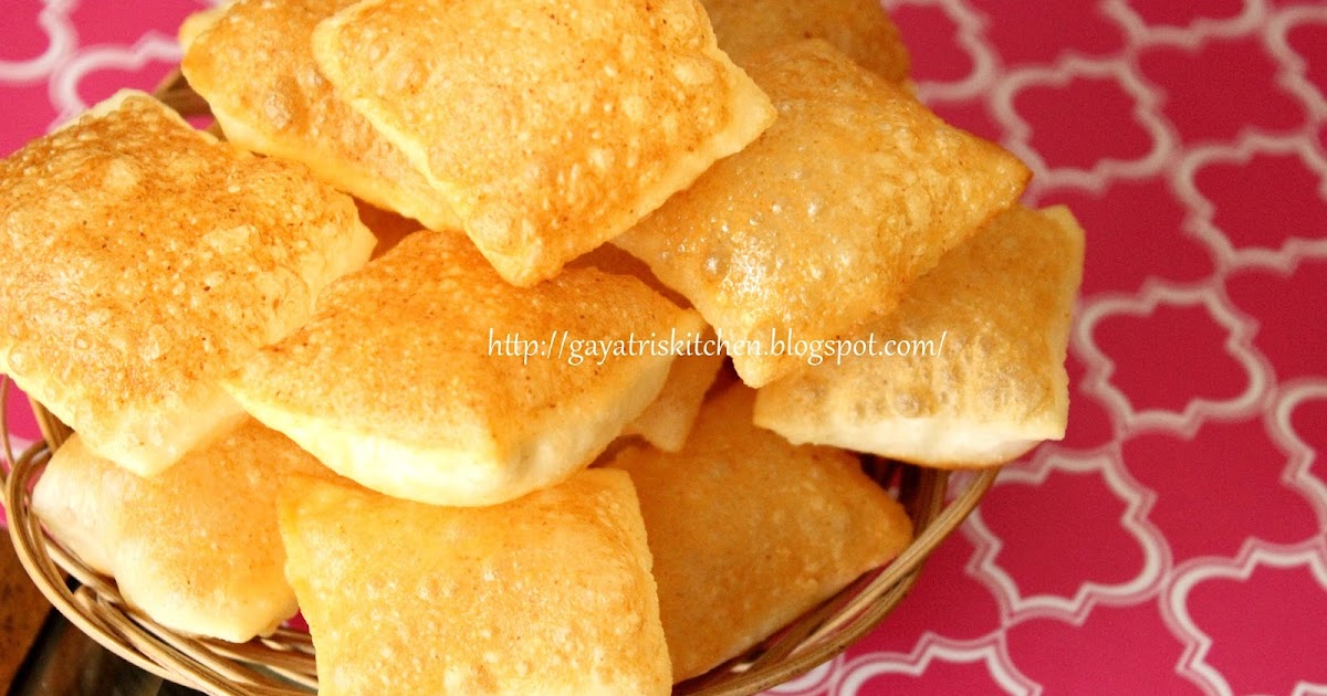 Gayatri's Kitchen: POORI | PURI for PANI PURI | PURI FOR GOLGAPPA or ...