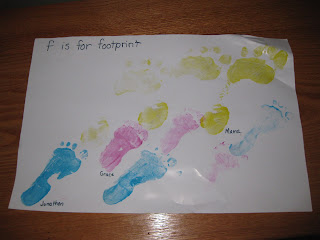 Nursery Rhymes and Fun Times: f is for feet- activities